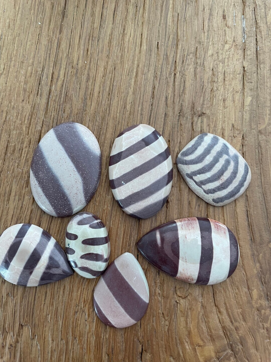 Zebra stone Cabochon - Etsy 日本
