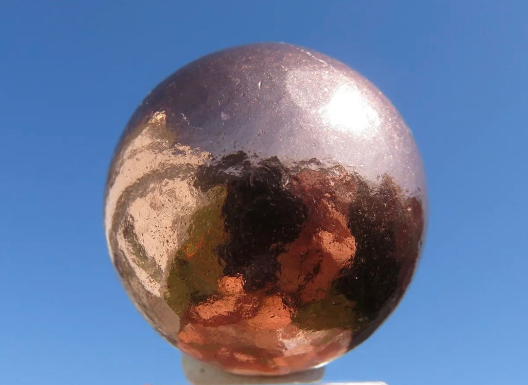 Detail of Sphere in Michigan Copper - Etsy