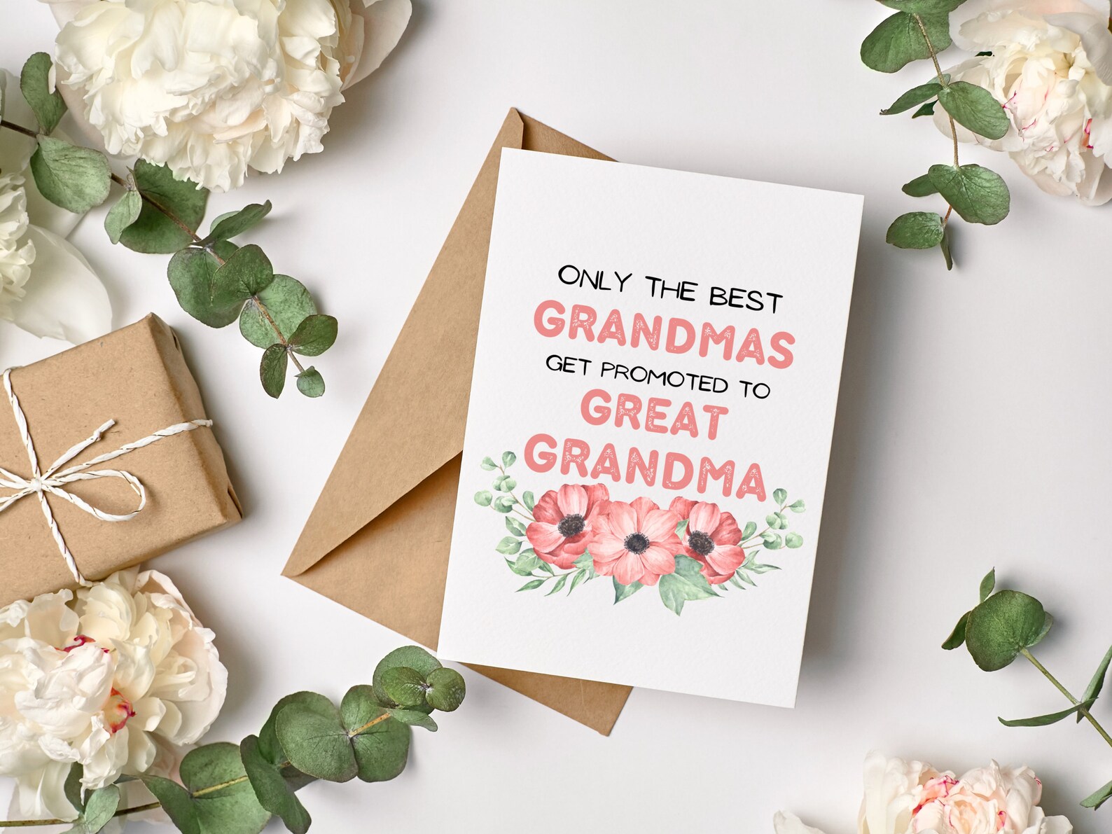 Only The Best Grandmas Get Promoted To Great Grandma Digital Download