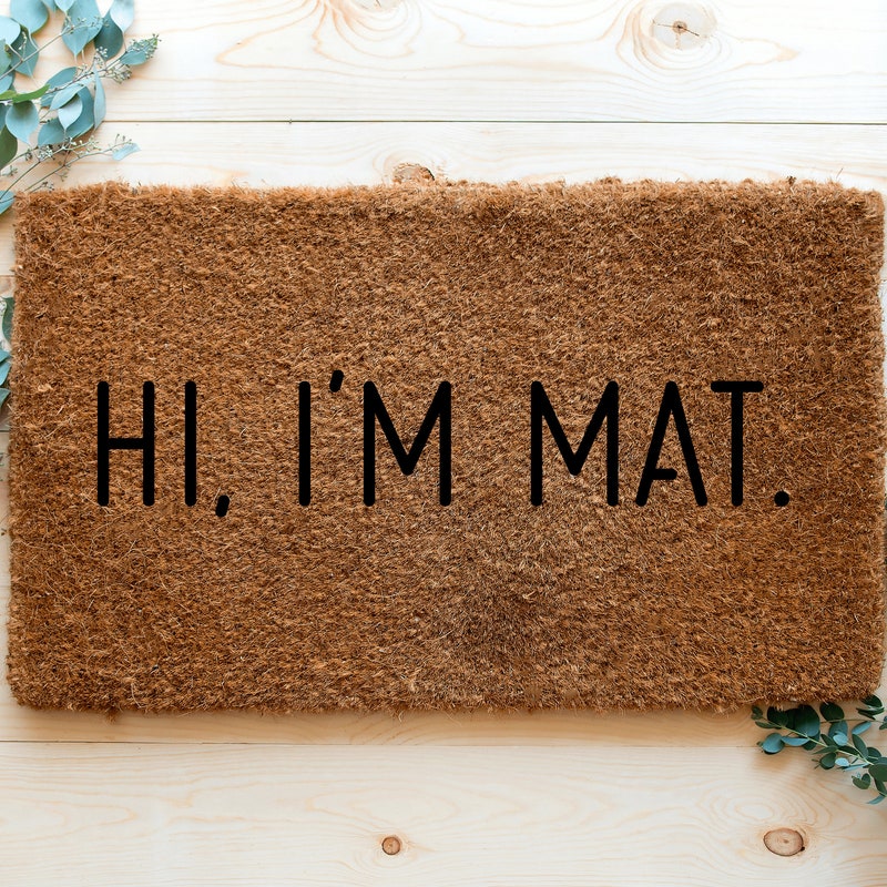 Rude Door Mat - Etsy