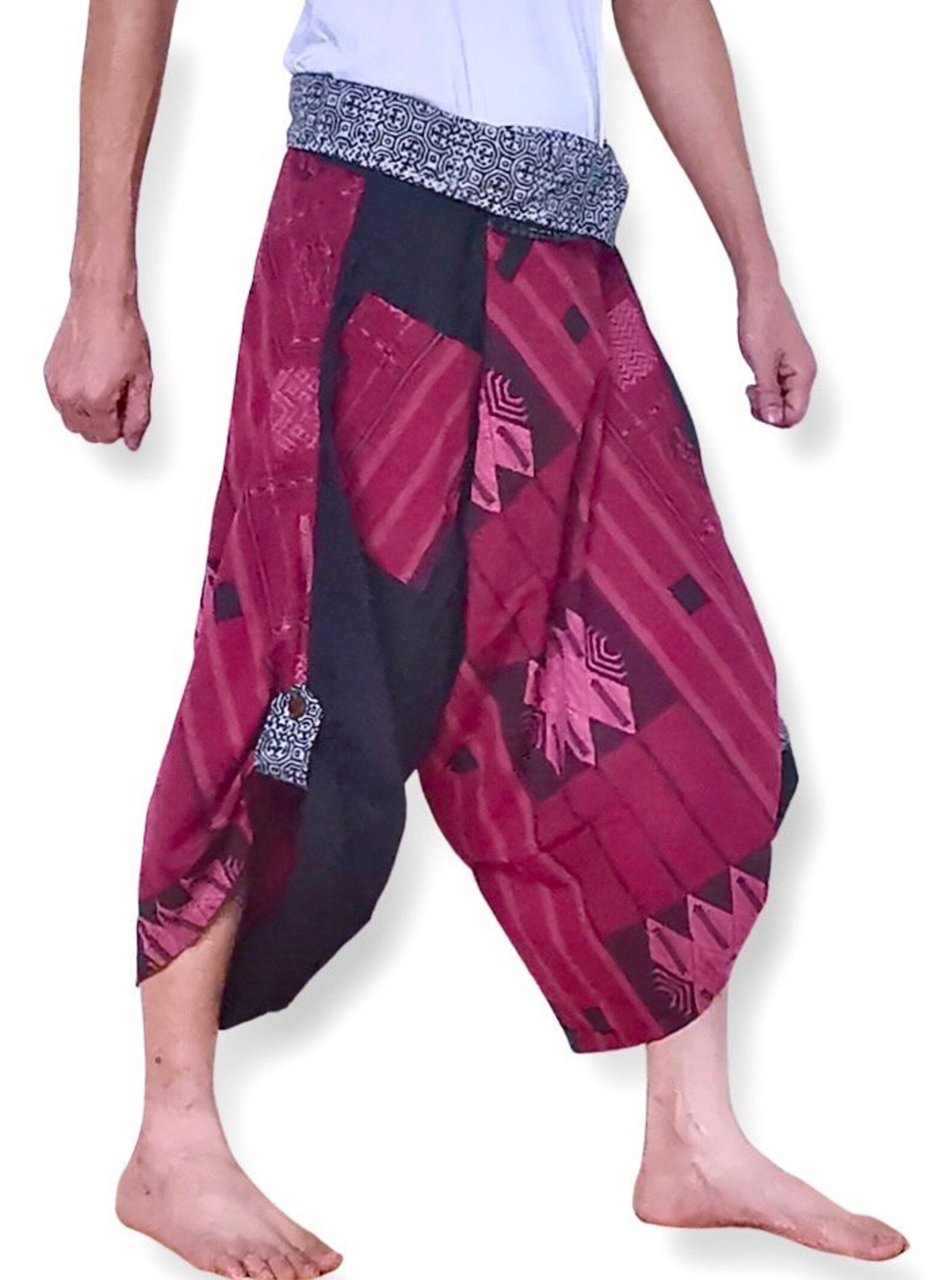 Samurai Pants Fisherman Pants Thailand Aladdin Pants Yoga Pants Ninja ...