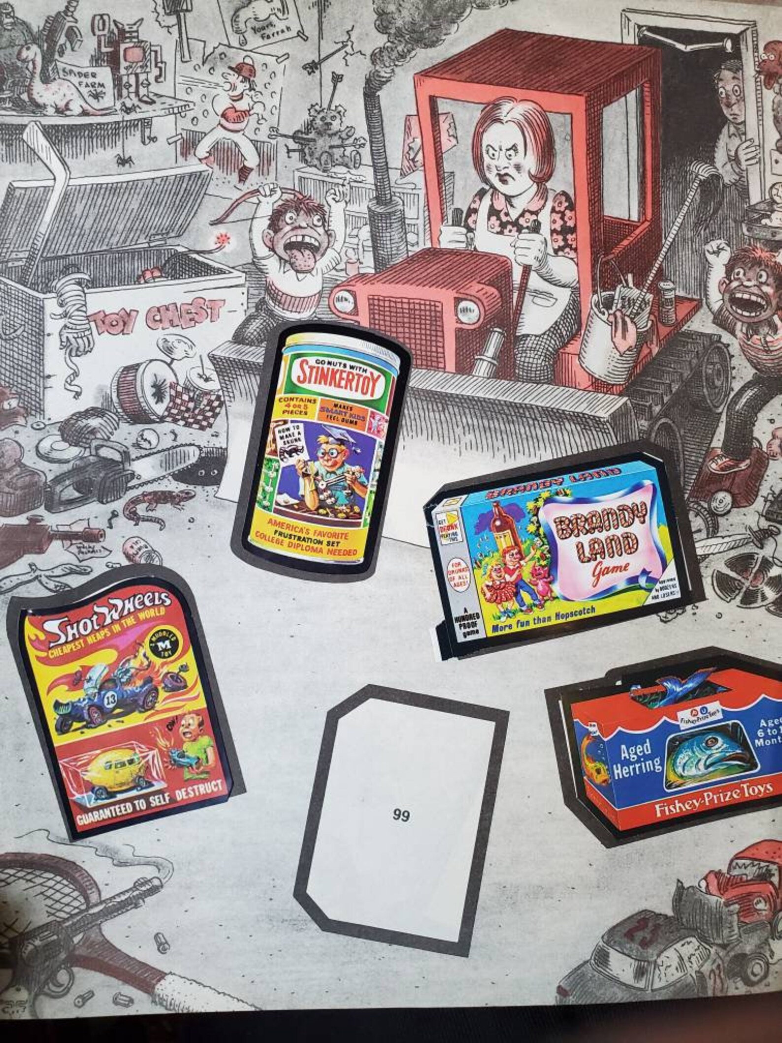 Wacky Packages Sticker Album Partially Complete over 50 | Etsy