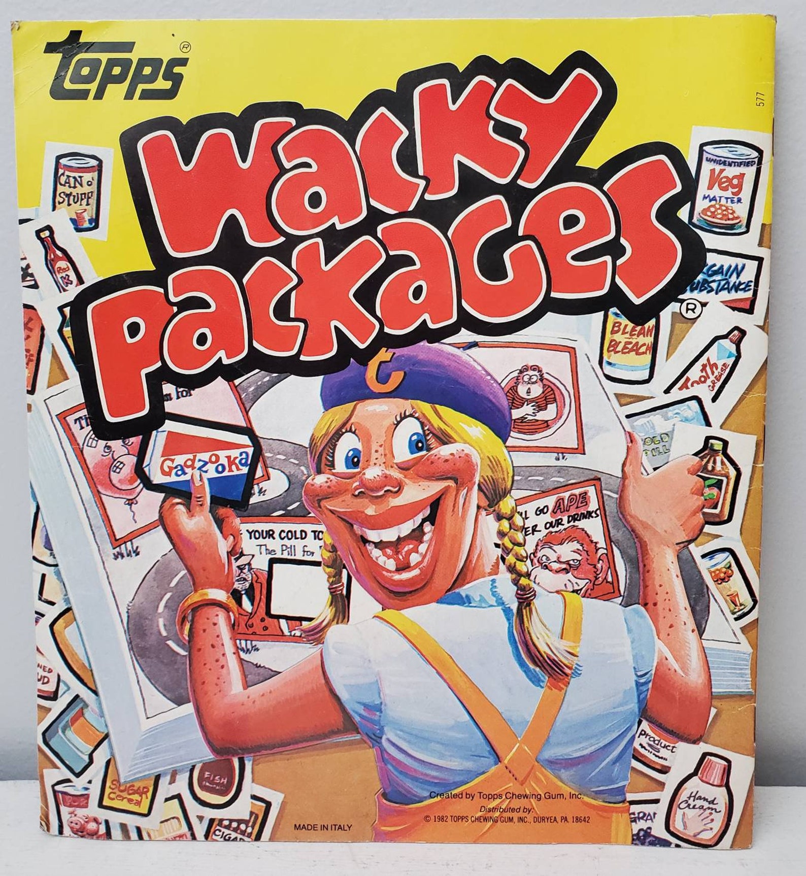 Wacky Packages Sticker Album Partially Complete over 50 | Etsy