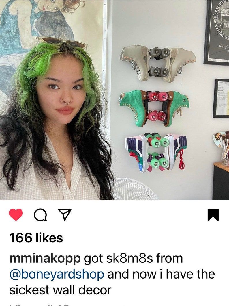 SK8 M8S Roller Skate Hanger Storage Organizer and Display - Etsy