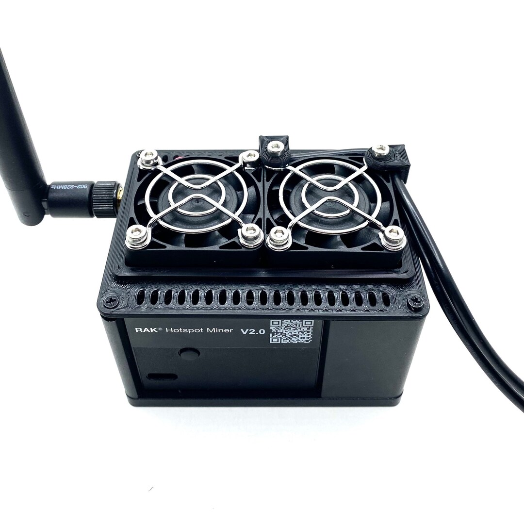RAK V2 & MNTD Helium Hotspot Custom Cooling Fan Adaptor Plate - Etsy