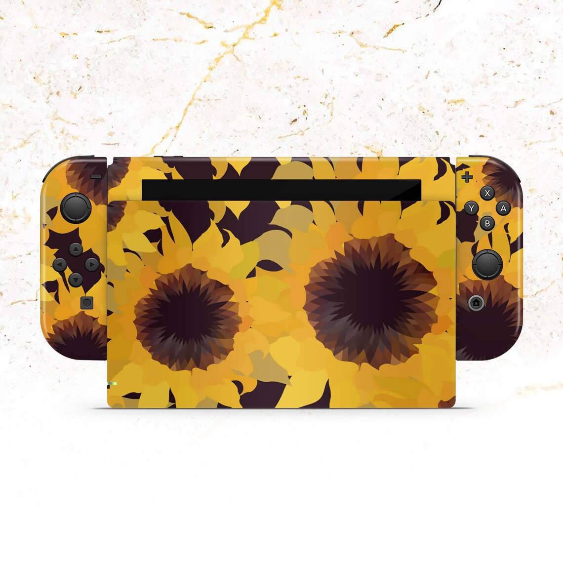 Sunflowers Switch Skin Nintendo Console Skin Dock Joy-cons | Etsy