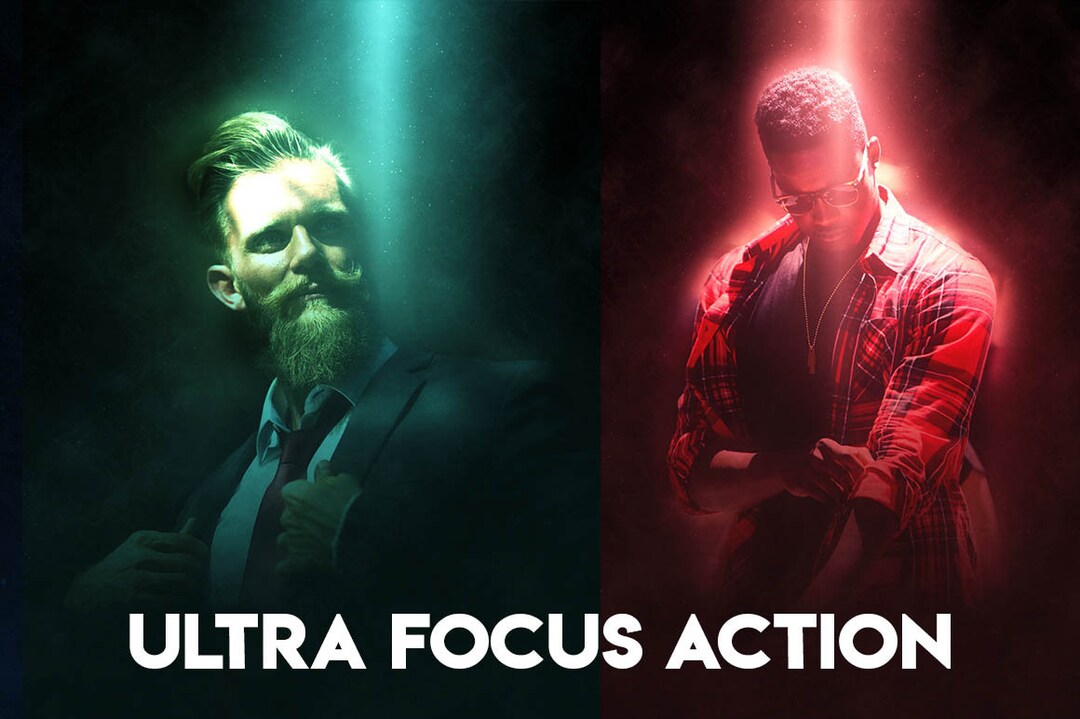Focus Light Photoshop Action Ultra Focus Photo Focus Light Light Action ...