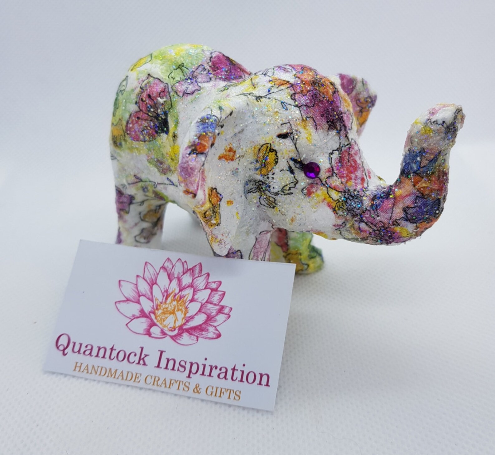 Decoupage Elephant Ring Display Elephant Ring Holder - Etsy
