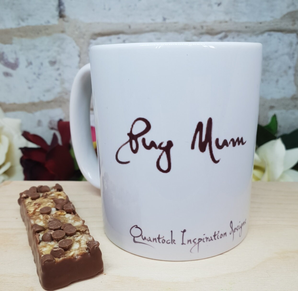 Pug Mum Mug White Ceramic Pug Mug Pug Coffee Mug Novelty - Etsy