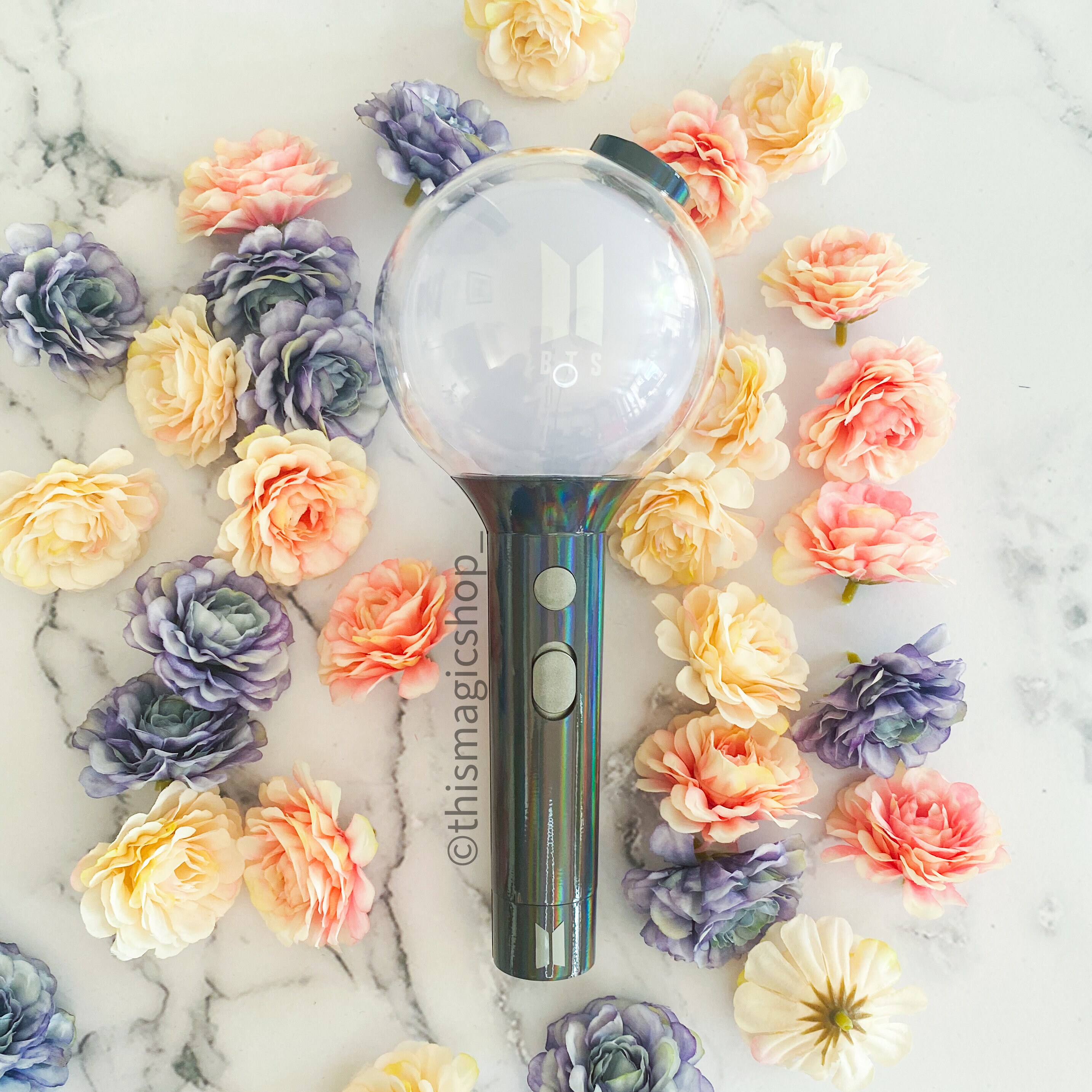 BTS Bangtan Sonyeondan ARMY Silhouette Holographic Stickers for ARMY ...