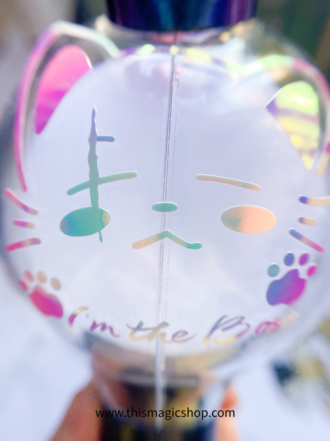 BTS DAECHWITA YOONGI Meow Meow Suga Cat Decal Army Bomb Sticker Bts ...