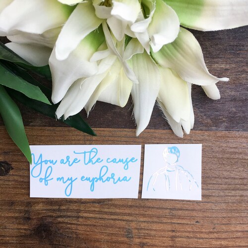 BTS spring Day Holographic Vinyl Decal | Etsy