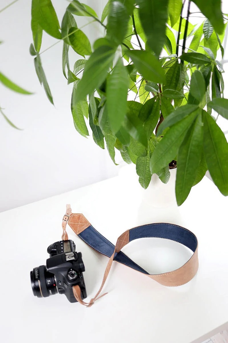Leather Camera Strap | Photographer Gift Fair Trade Moroccan Leather ...