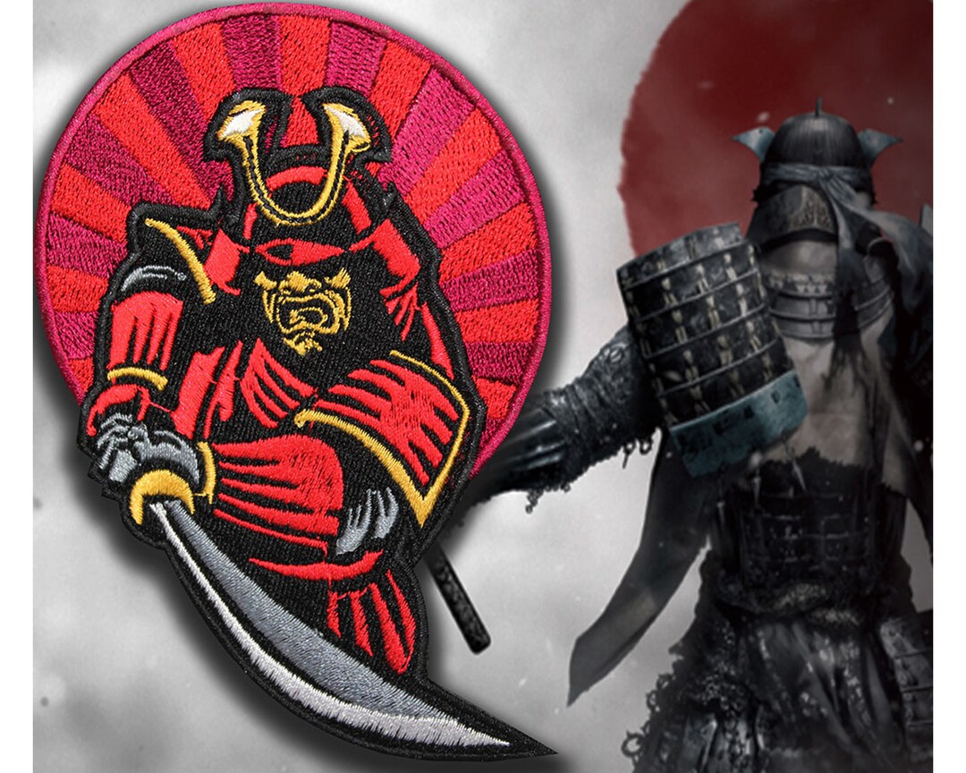 Japan Samurai Patch / Samurai Embroidery / Samurai Gift / Samurai ...