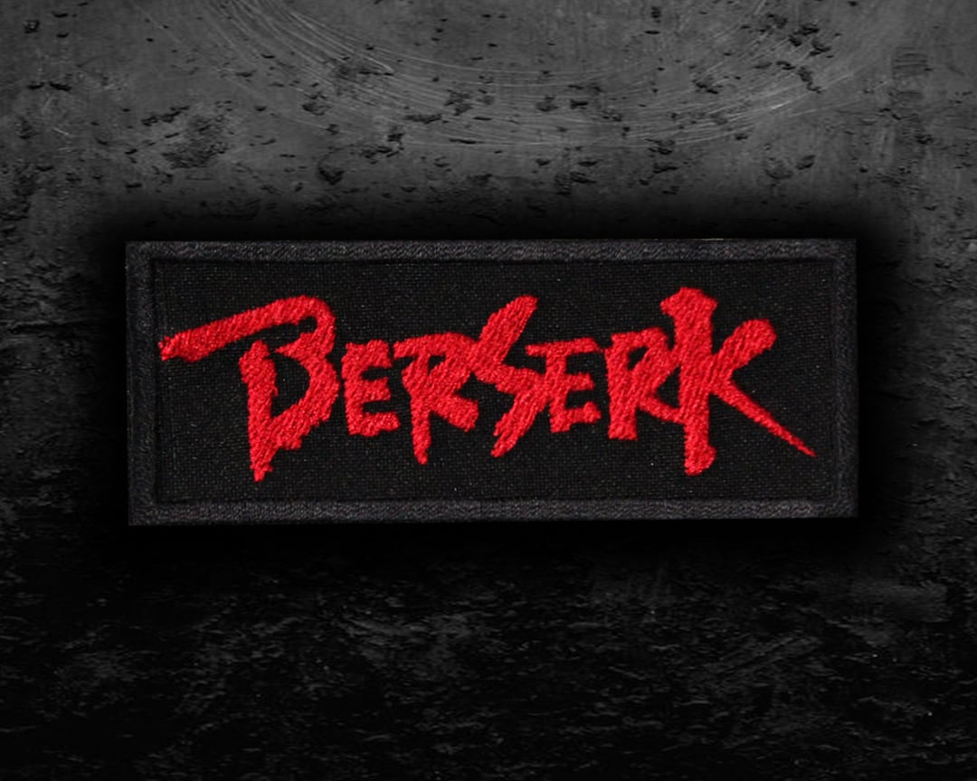 Berserk Patch / Berserk Embroidery / Berserk Gift / Handmade Iron-on ...
