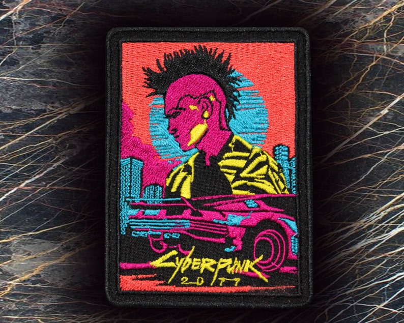 Cyberpunk 2077 Sticker Cyberpunk Velcro Patch Gaming Iron-on - Etsy