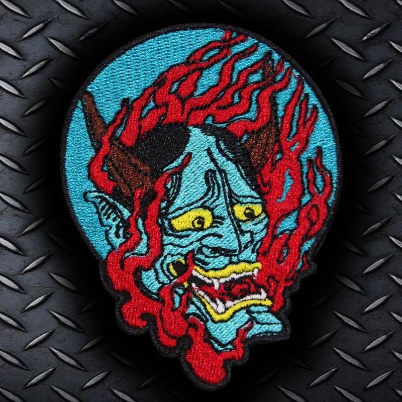 Japanese Demon Flag - Etsy UK