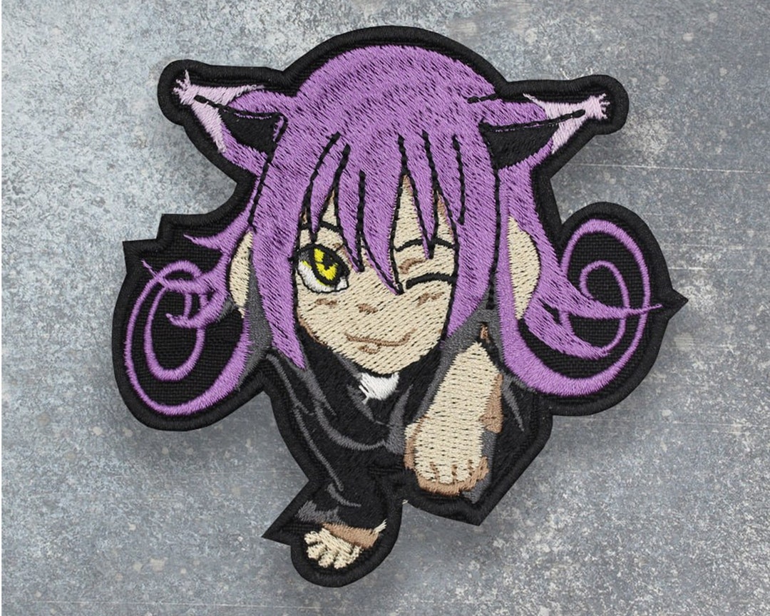Anime Patch / Anime Embroidery / Manga Patch / Manga Embroidery / Cat ...
