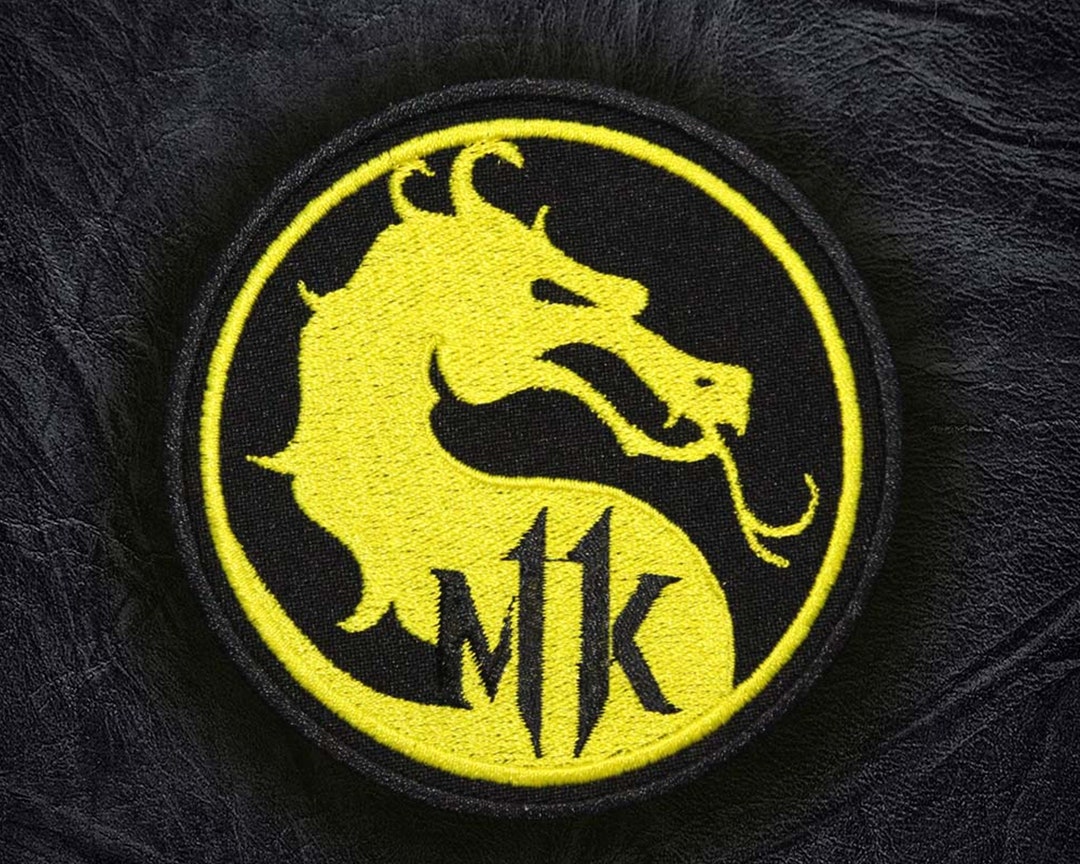 Mortal Kombat 11 Dragon Patch MK Logo Embroidery Mortal Kombat Iron-on ...