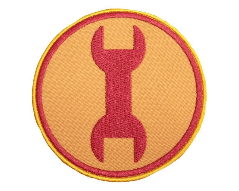 Handmade TF2 Engineer Patch Sew-on Custom Gaming Embroidery Team Red ...