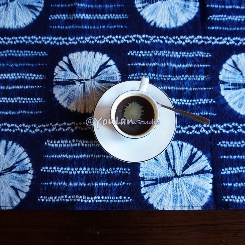 Indigo Table Runner - Etsy