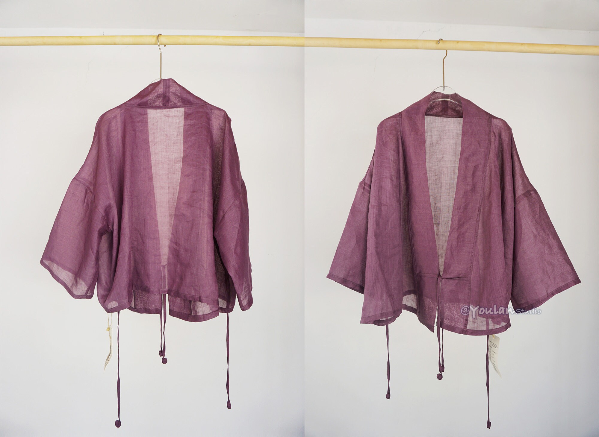 Lightweight Pure Ramie Improved Hanfu Top, Chinese Traditional Style ...