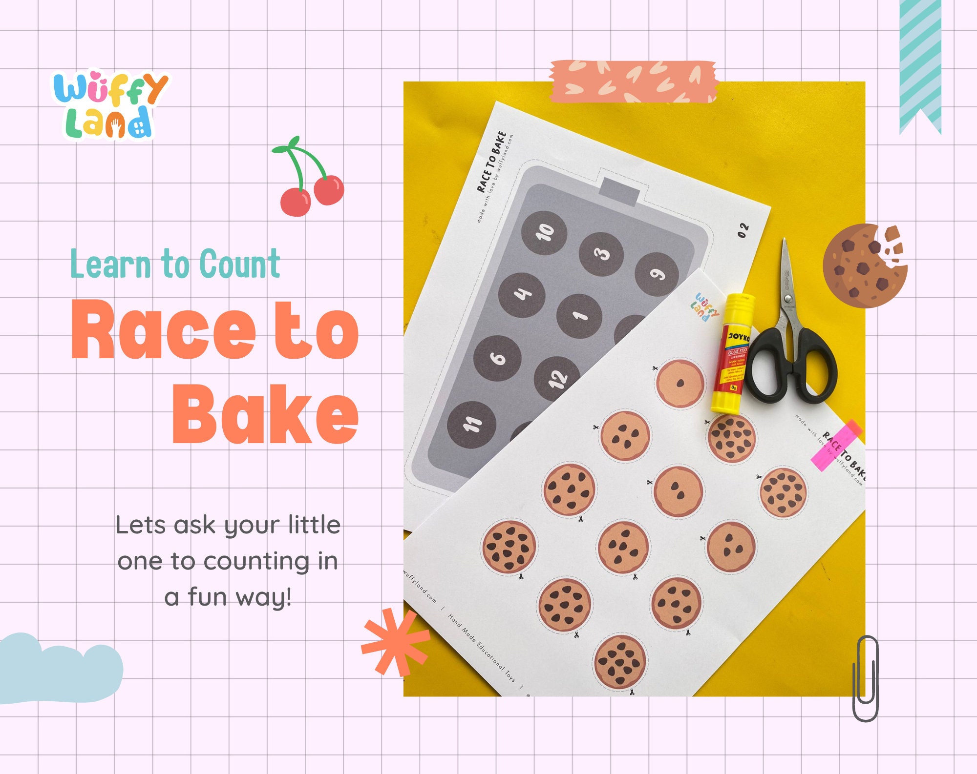 Learning Counting With Cookies Theme, 1-12, Counting Cookies ...