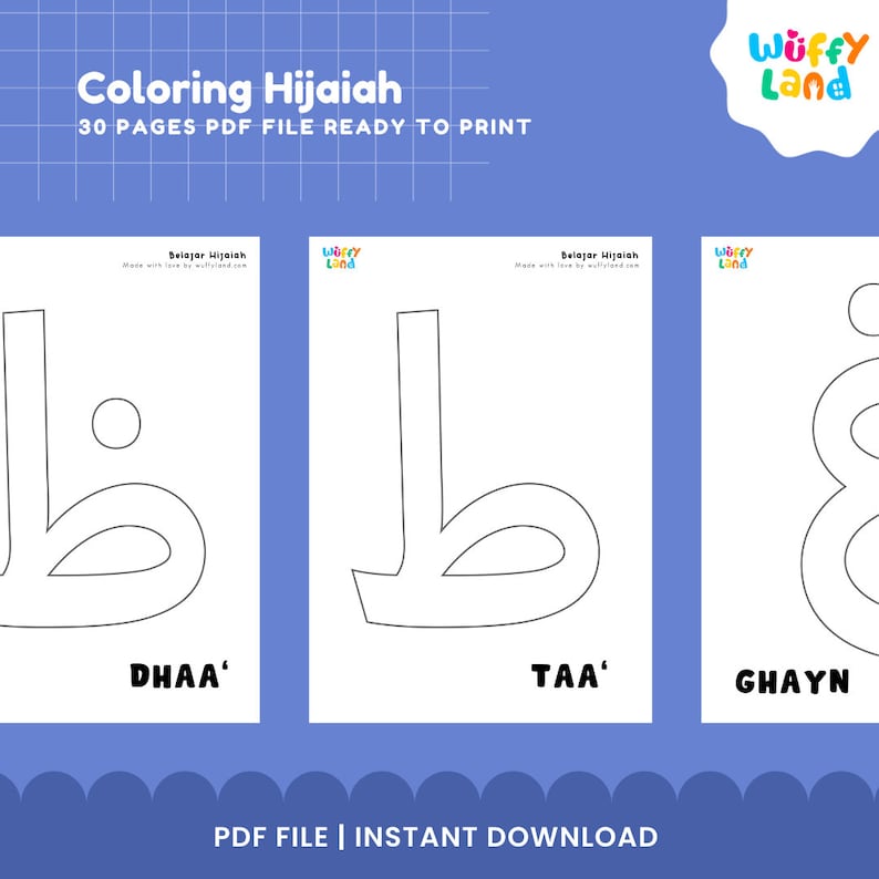 Arabic Alphabet Worksheets for Kids | Hijaiyah Letter Craft & Coloring ...