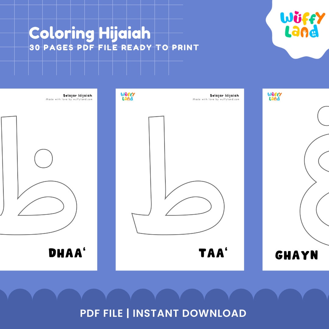 Arabic Alphabet Worksheets for Kids | Hijaiyah Letter Craft & Coloring ...