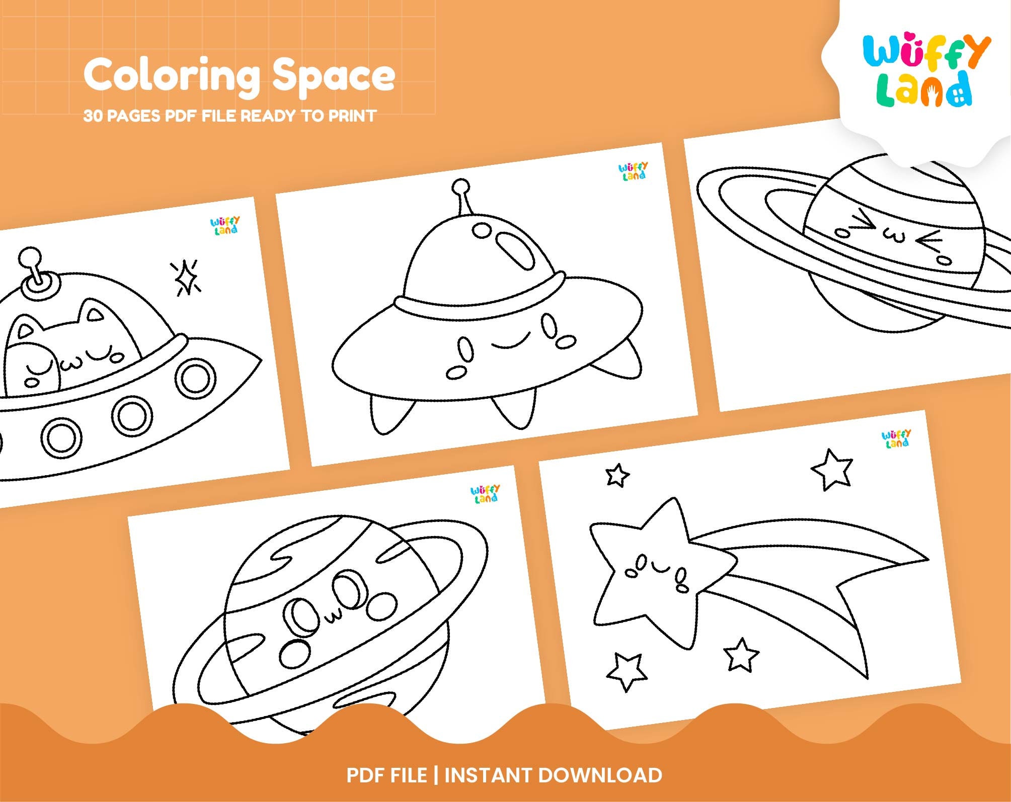 Space Coloring Printables Space Theme Coloring Pages - Etsy Australia