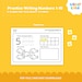1-10 Number Tracing and Coloring, Handwriting Practice Pdf, Preschool ...