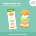 Burger Pretend Play Set: Build-a-burger Game (digital Download) - Etsy