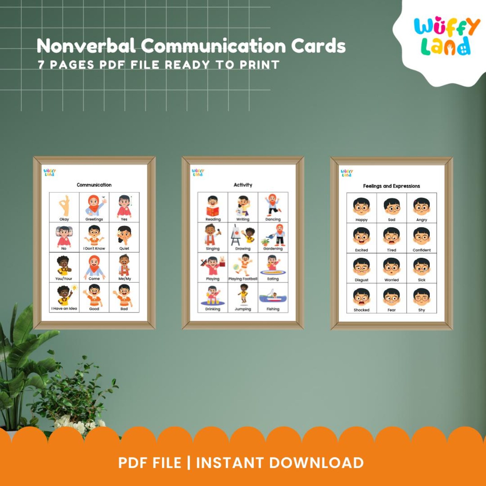 Nonverbal Communication Cards - Visual Aid for Kids & Special Needs - Etsy