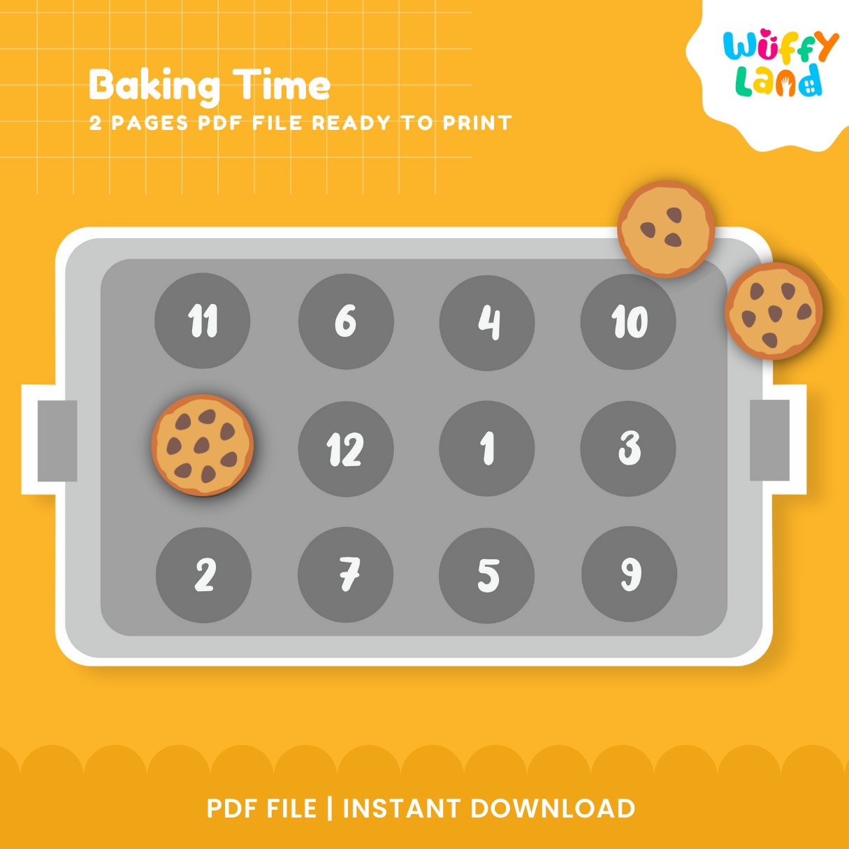 Learning Counting With Cookies Theme, 1-12, Counting Cookies ...