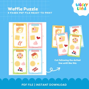 Build a Waffle Pretend Play, Waffle Dramatic Play, Toddler, Preschool ...