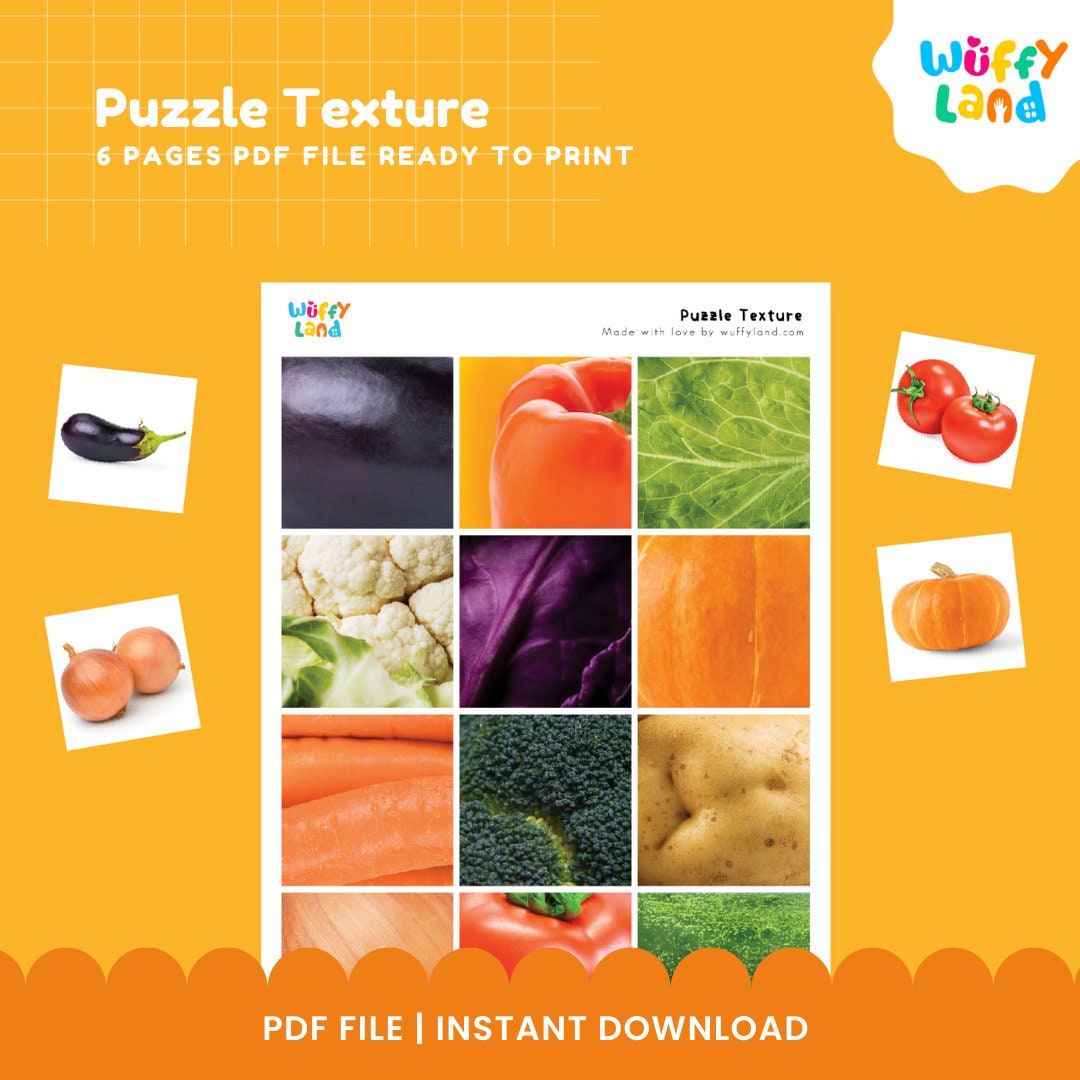 Puzzle Texture, Preschool Pattern Matching Activity, Texture Games ...
