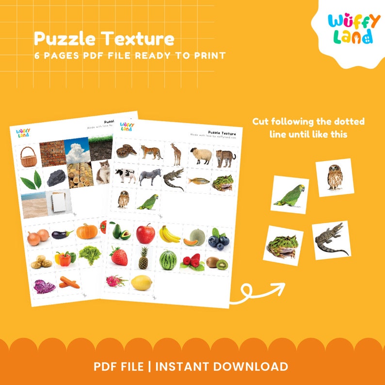 Puzzle Texture, Preschool Pattern Matching Activity, Texture Games ...