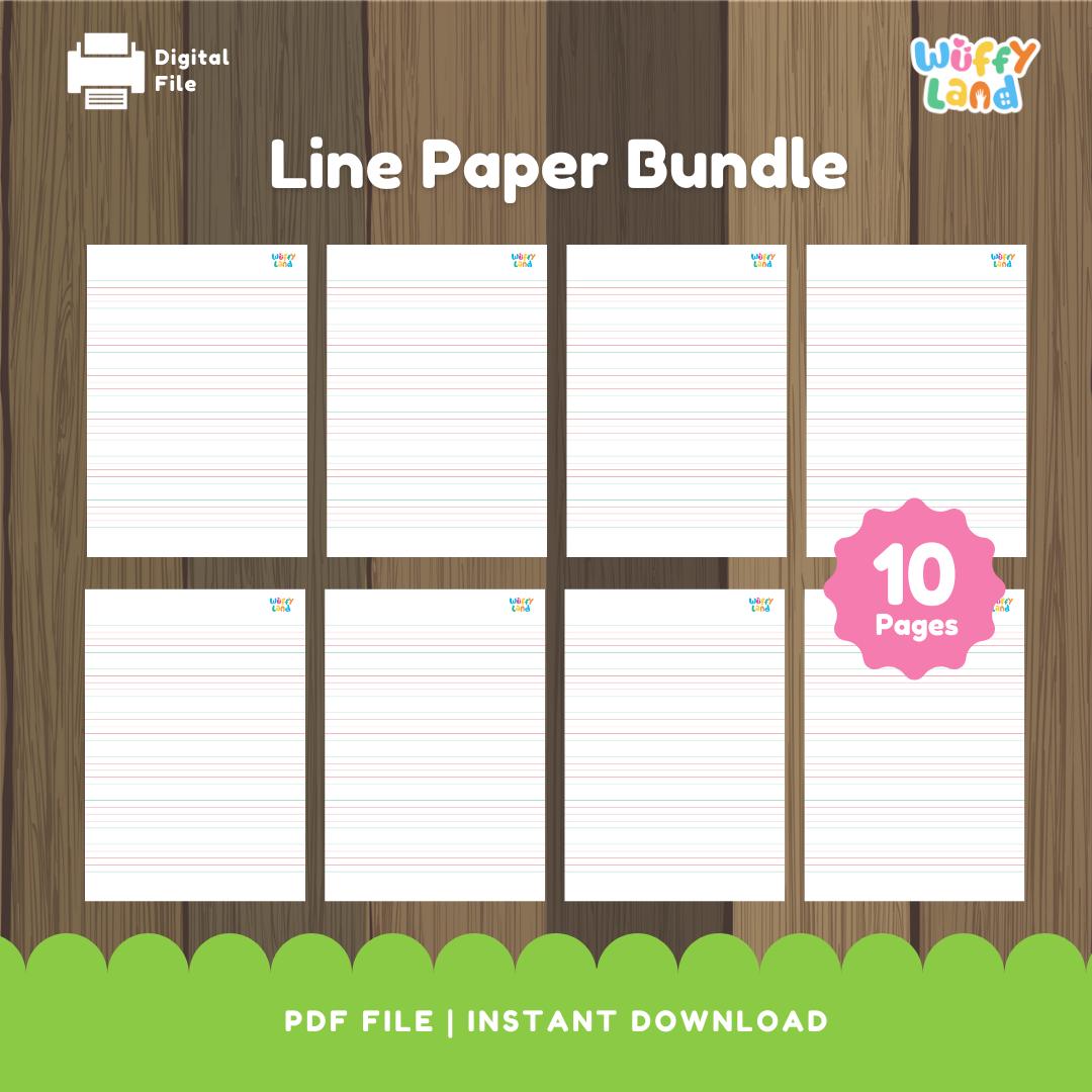Lined Paper Bundle - Printable Writing Templates for Kids & Students - Etsy