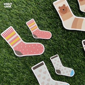 Socks Pattern Matching, Montessori Activity for Kids Toddler, Memory ...