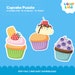 Cupcake Puzzle Printable | Kids Cut and Paste Matching Activity ...