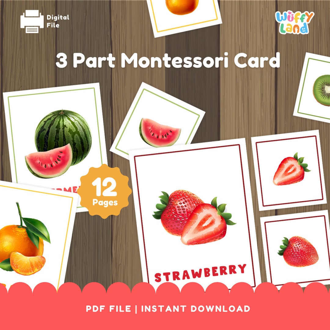 Fruit Matching Card, Preschool Printable, Preschool Activity ...