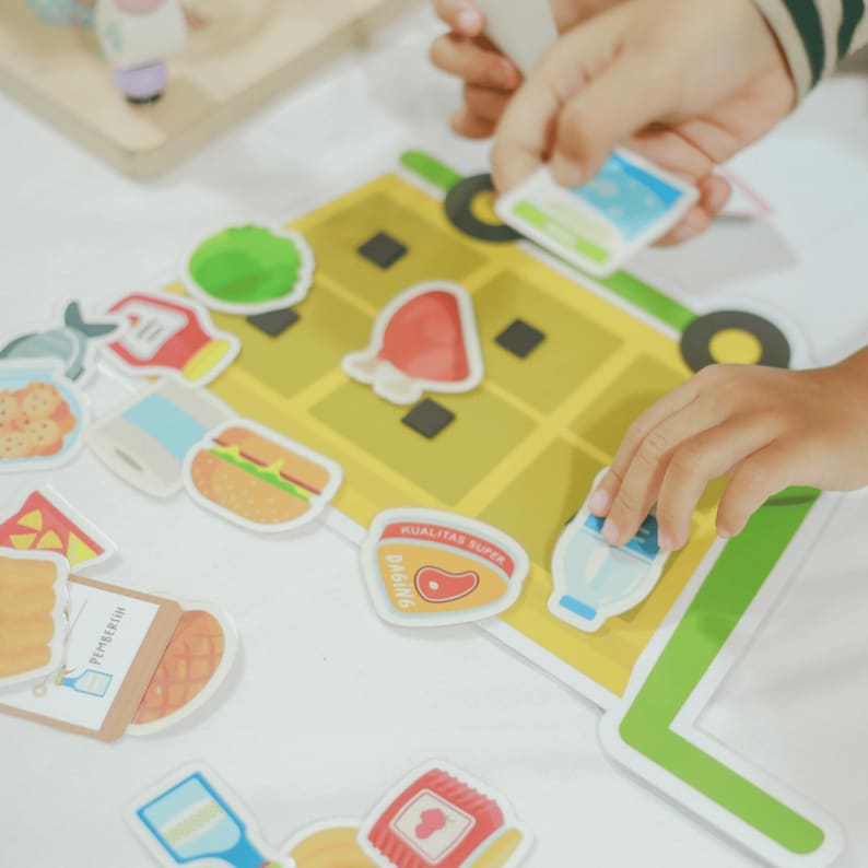 Printable Grocery Shopping Game for Kids | Pretend Play List Activity ...