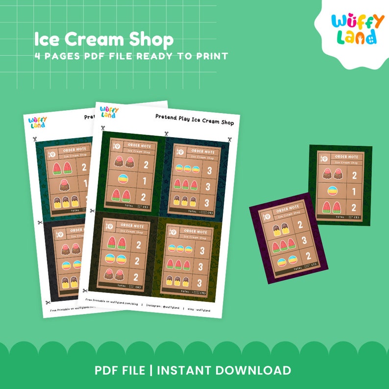 Ice Cream Shop, Dramatic Play, Pretend Play, Preschool Imaginative Role ...