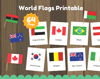 Flags of the World ,country Flags Printable,activities FOR Kids ...