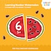 Learning Number for Kids With Watermelon Theme, Preschool Printable ...