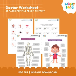 Doctor-themed Worksheets for Kids: Fun & Educational Activities ...