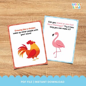 Animal Movement Cards for Preschool and Kindergarten | Gross Motor ...