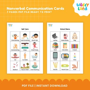 Nonverbal Communication Cards - Visual Aid for Kids & Special Needs - Etsy