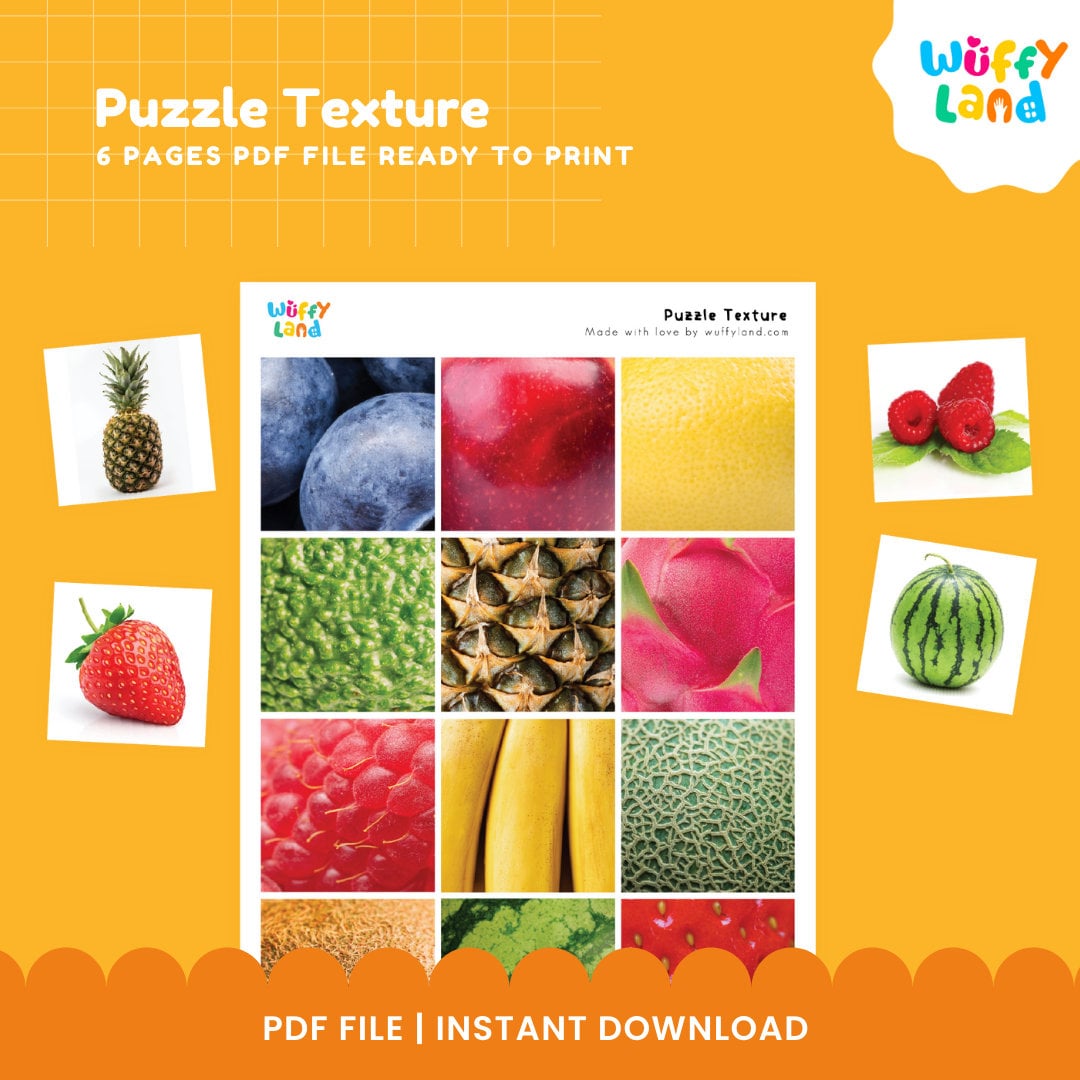 Puzzle Texture, Preschool Pattern Matching Activity, Texture Games ...