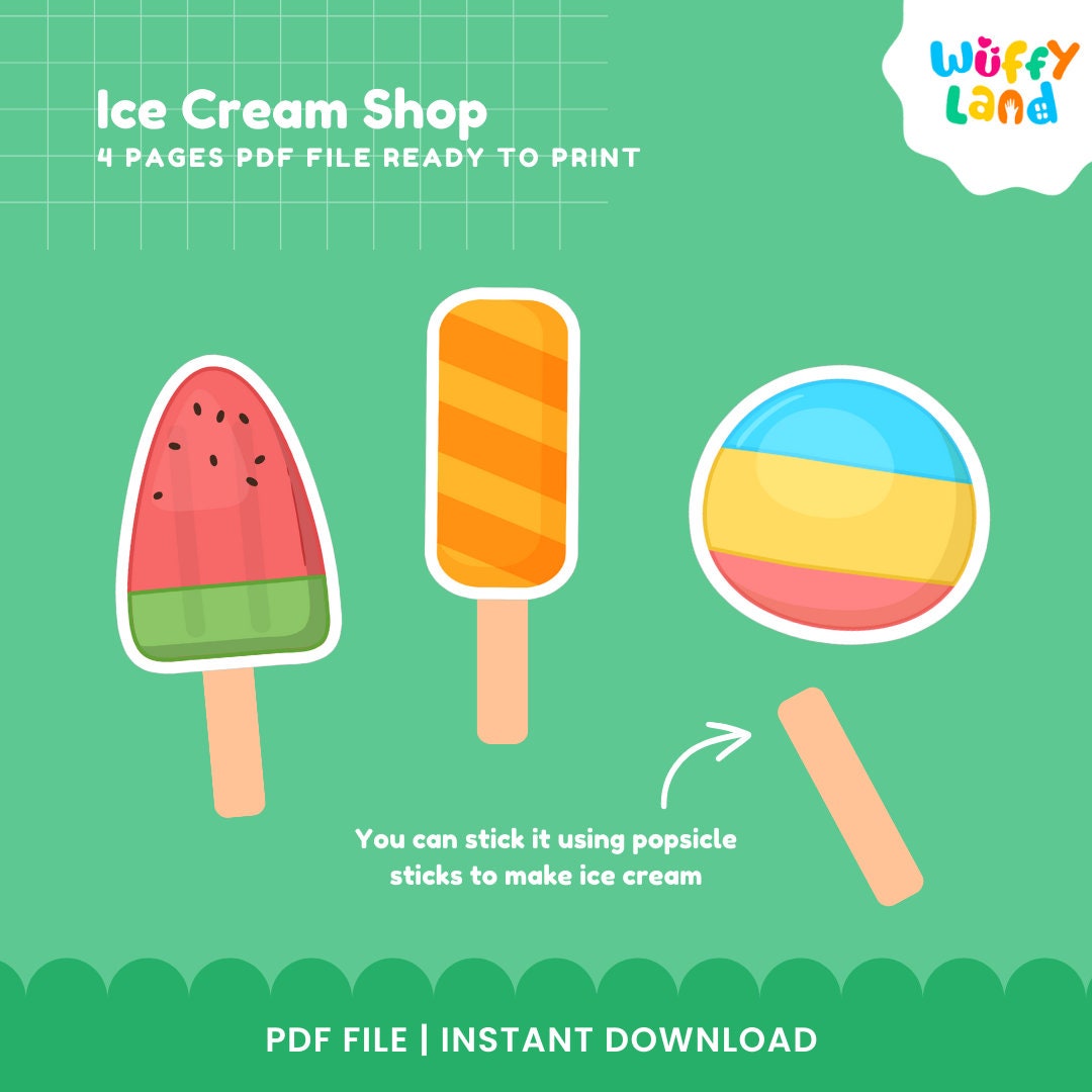 Ice Cream Shop, Dramatic Play, Pretend Play, Preschool Imaginative Role ...